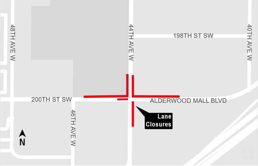 Turn lane closures start Dec. 15 on 44th Avenue West and 200th Street ...