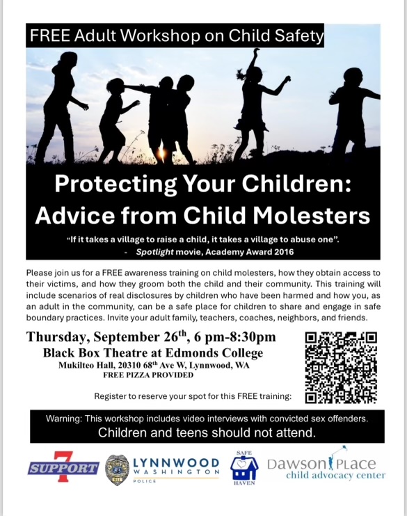Free adult training on protecting children from child molesters Sept ...