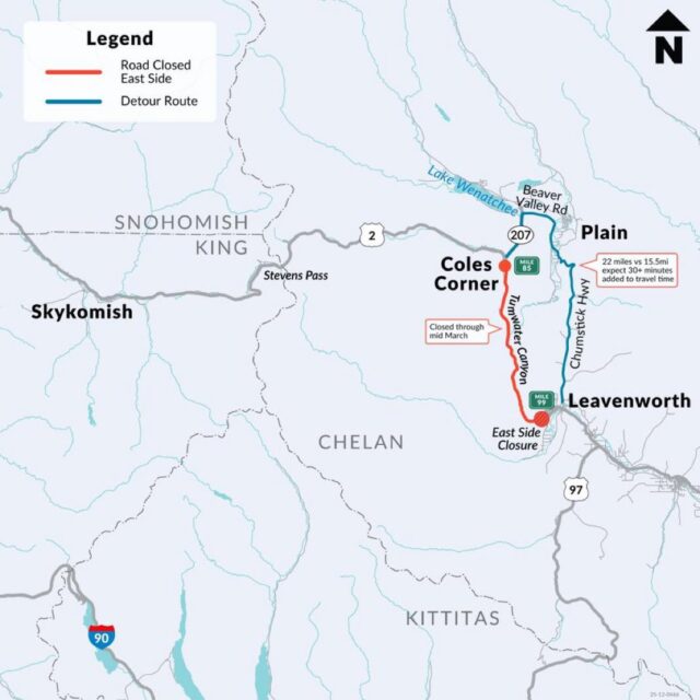 Emergency work on section of US 2 Stevens Pass complete; road open ...