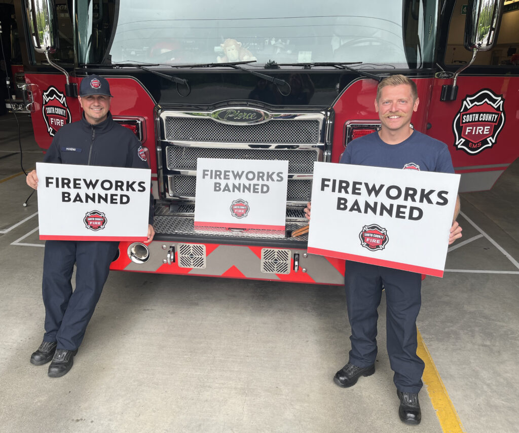South County Fire offers free fireworks ban signs | MLTnews.com