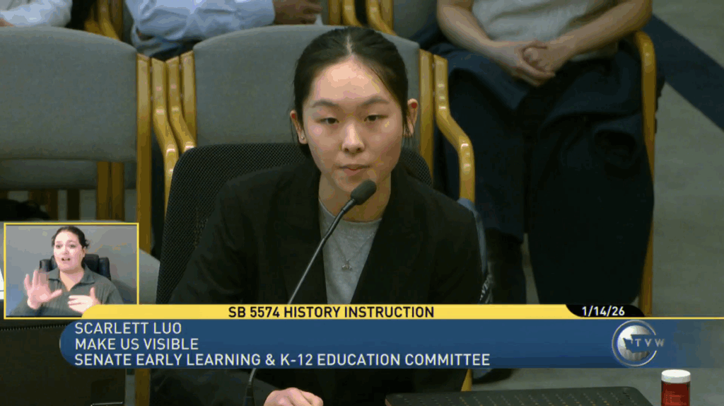 EWHS student testifies in Olympia for expanding history education bill ...