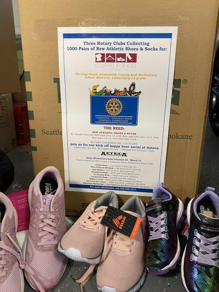 Rotary Clubs kick off annual athletic shoe drive for kids in need - My ...