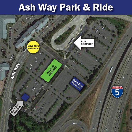 County taskforce to open mass vaccination site at Ash Way Park & Ride ...