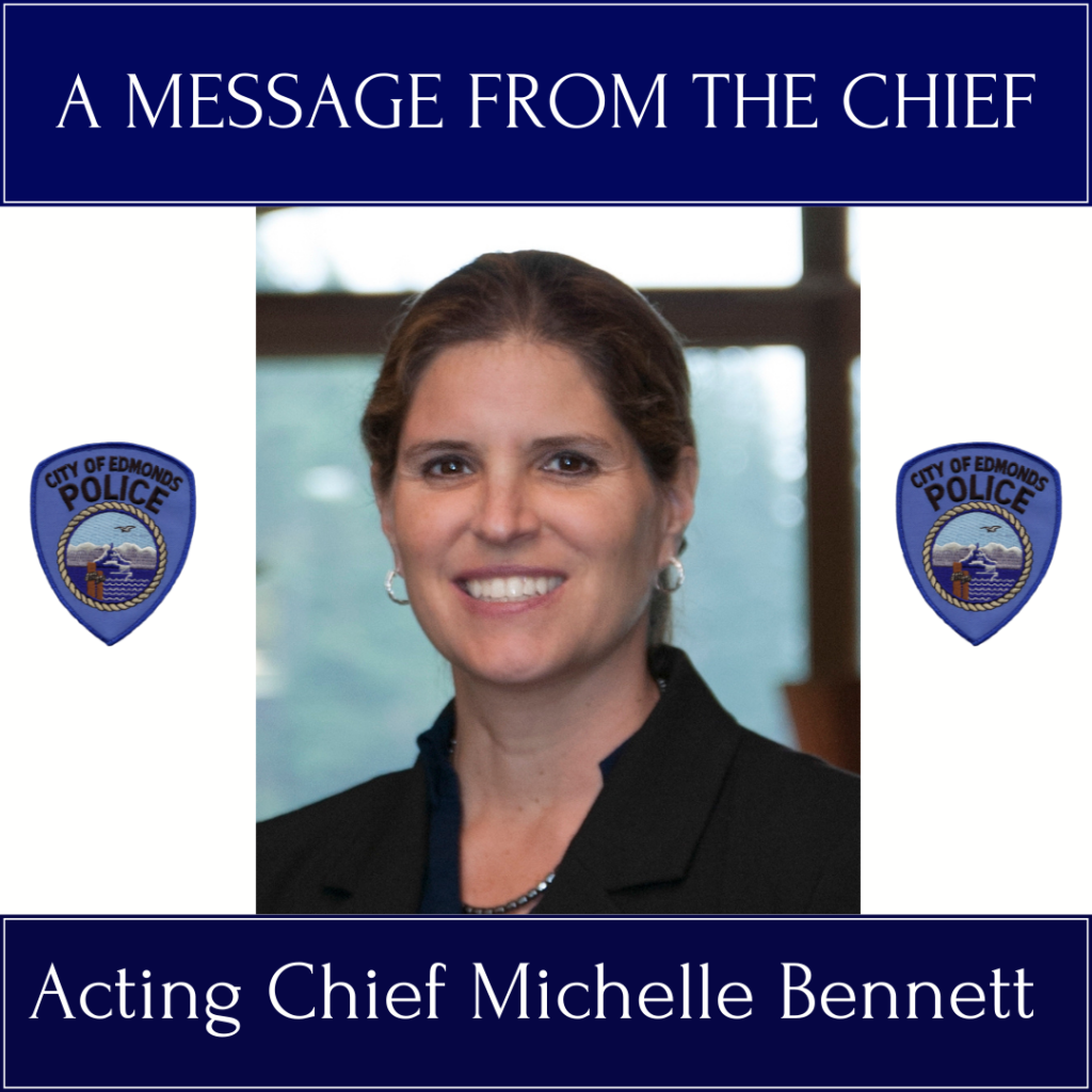 Message from the Edmonds Police Chief: The impact of new state laws on ...
