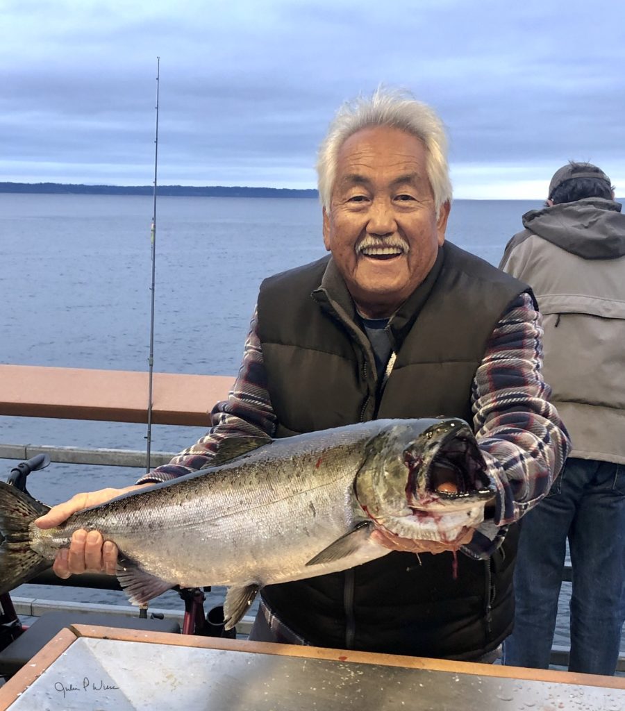 Scene in Edmonds: The fish are biting - My Edmonds News