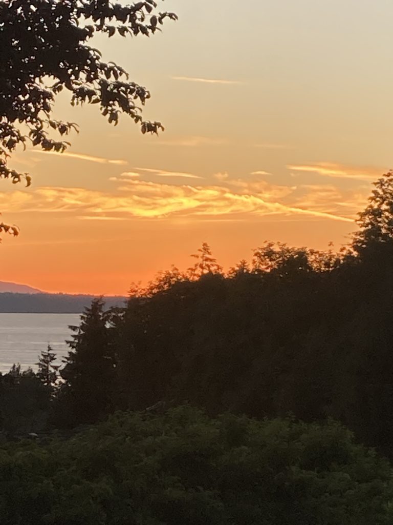 Edmonds scenic: Sherbet sunset - My Edmonds News