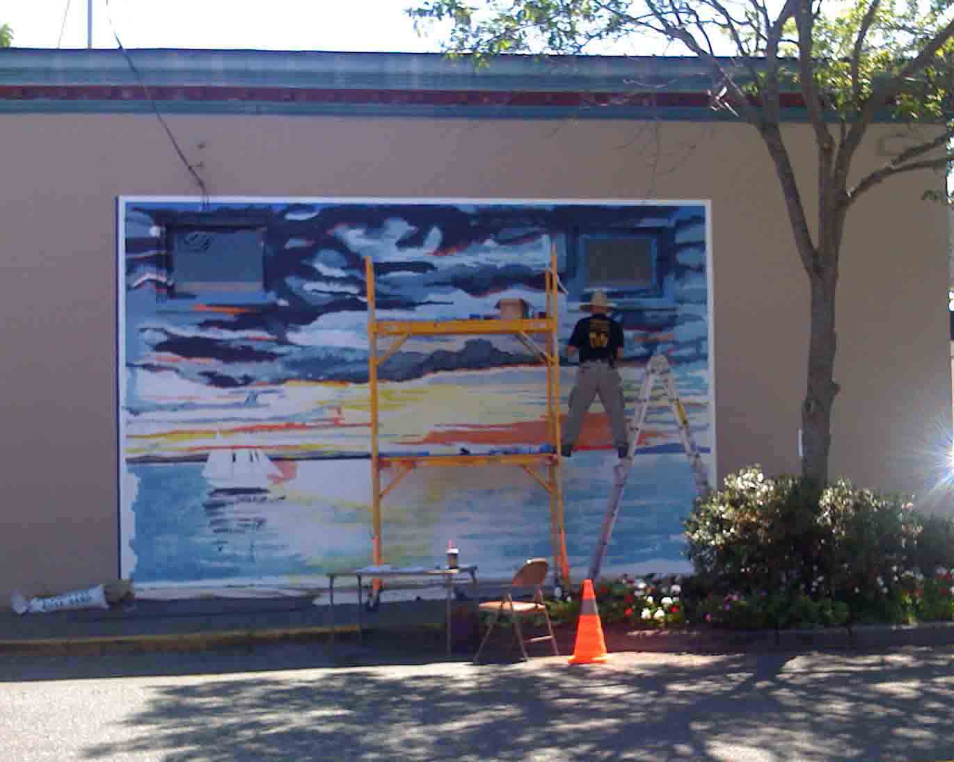 Joel Patience watercolors on display at downtown Edmonds U.S. Bank - My ...