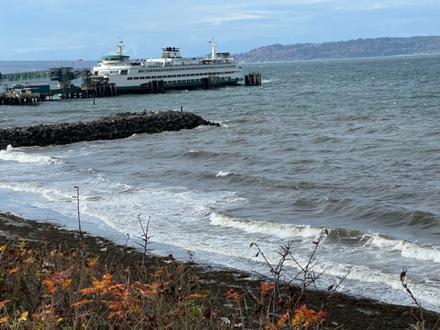 Scene in Edmonds: Wild waves on waterfront - My Edmonds News