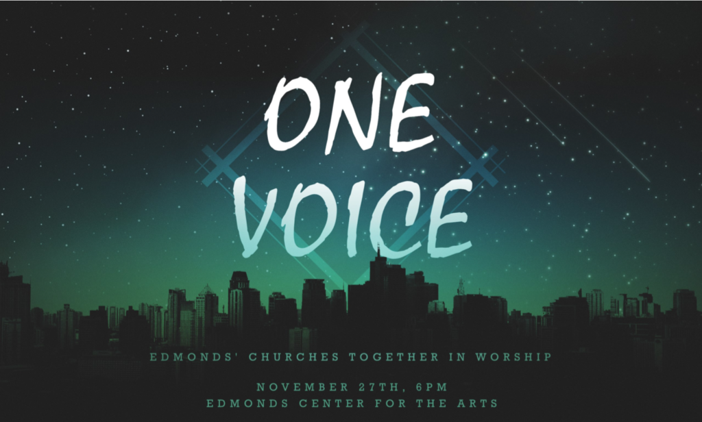 Edmonds churches to gather for One Voice service Nov. 27 - My Edmonds News