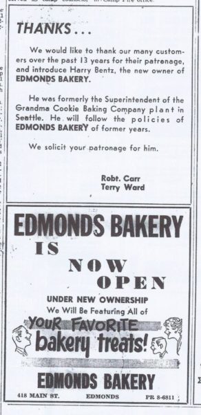 In Days Gone By: Reflections on 100-year history of Edmonds Bakery - My ...
