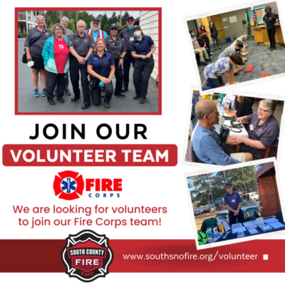 South County Fire seeks Fire Corps volunteers - My Edmonds News