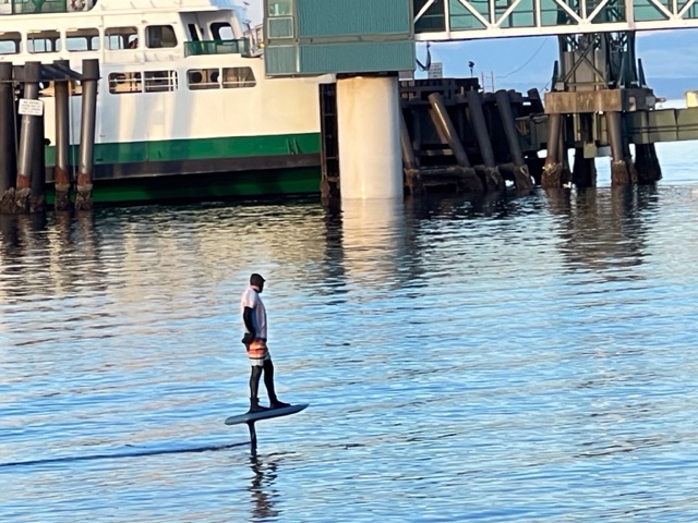 Scene in Edmonds: Foiling around on the waterfront - My Edmonds News
