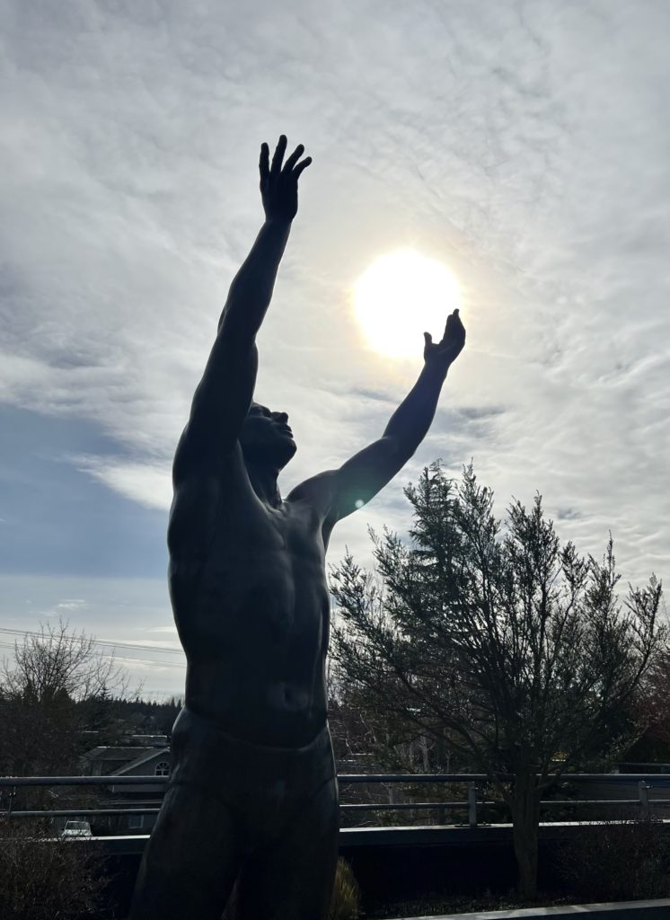 Library Plaza Sun Statue - My Edmonds News