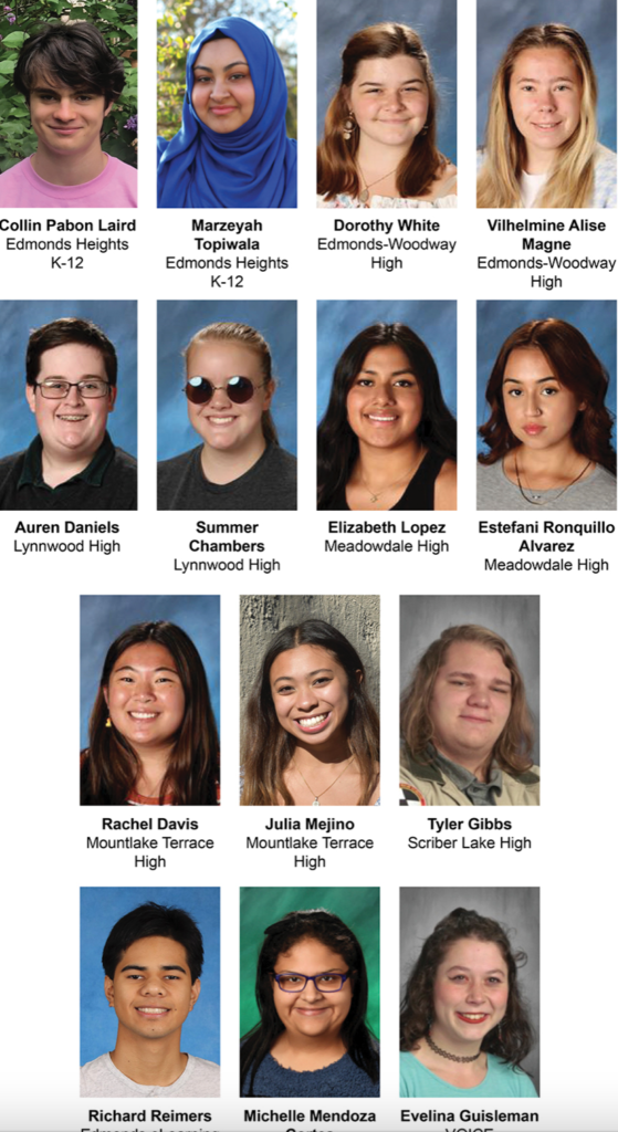 Edmonds School District High School Students of the Month for May 2023 ...