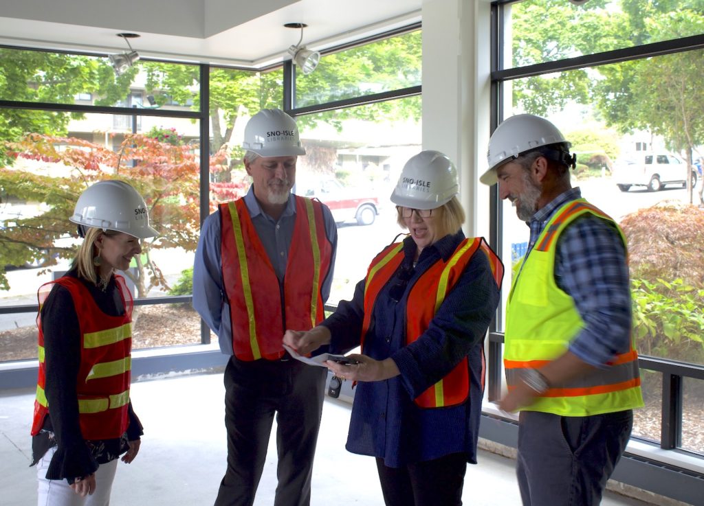 Work continues on Edmonds Library renovation; opening now expected by ...