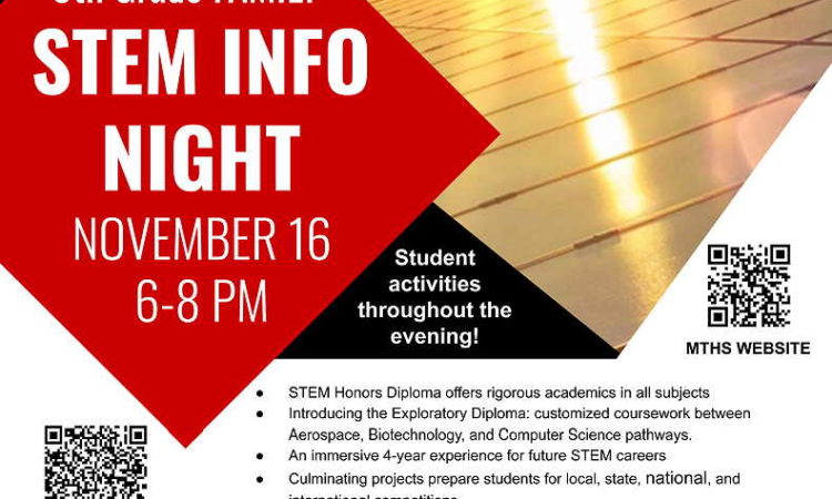 Reminder: Family STEM Info Night at Mountlake Terrace High School Nov ...