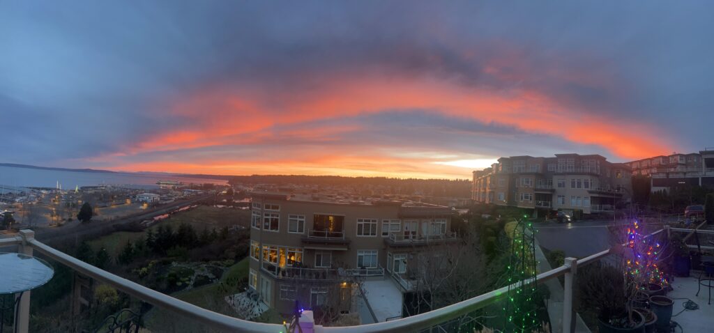 Edmonds scenics: Christmas Eve sunrise - My Edmonds News