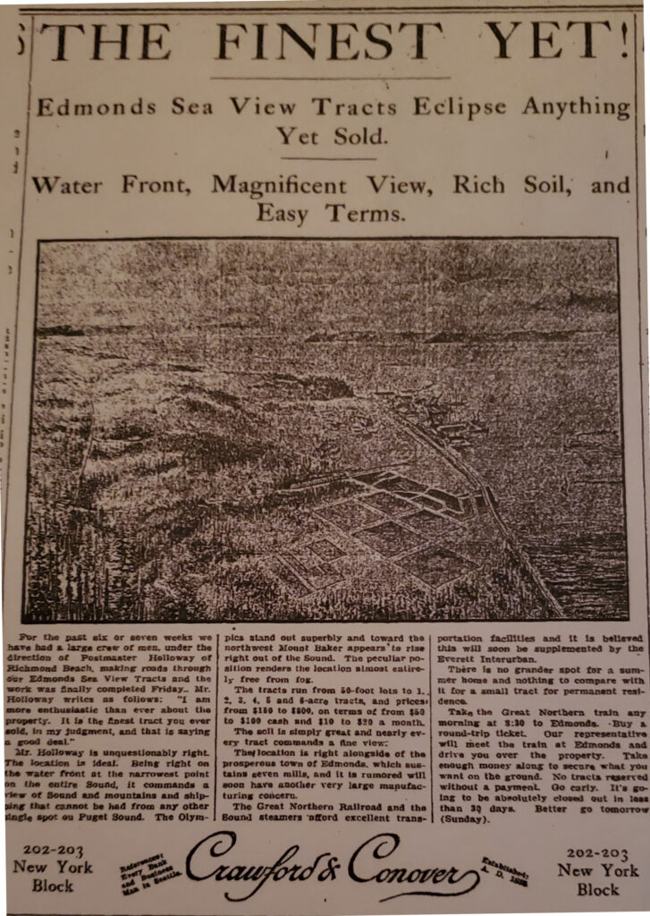 In Days Gone By: Edmonds (1908-1909) The tale of two cities, Part 1 - My Edmonds News