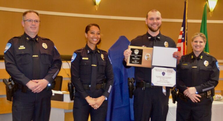 Trevor Mitsui named Officer of Year during annual Edmonds PD awards ...