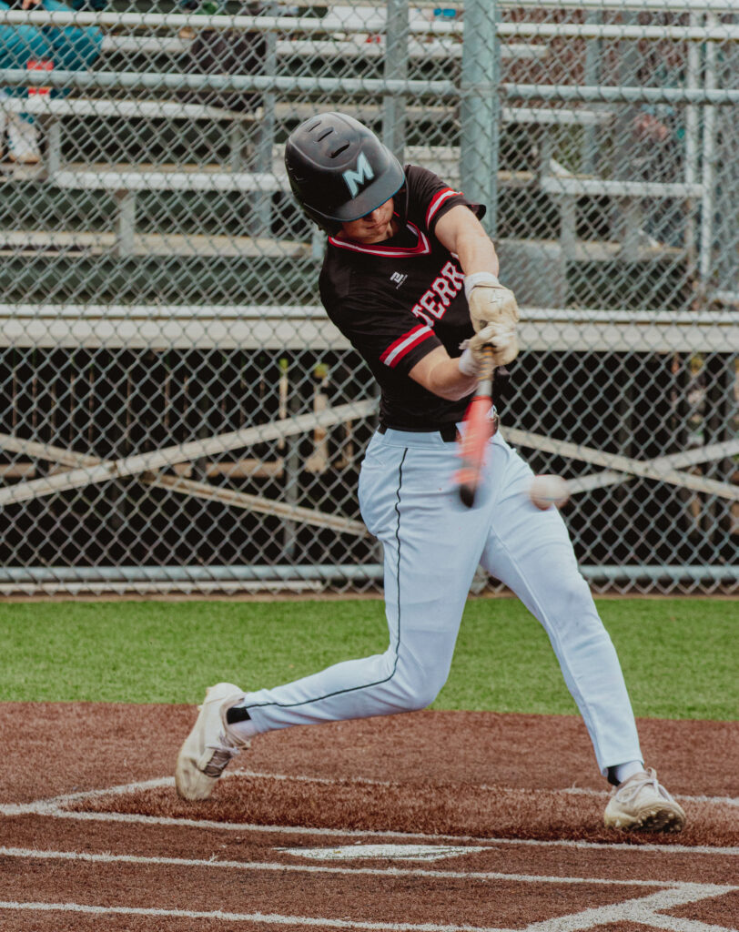 Charlie Schofield swings for Terrace. - My Edmonds News