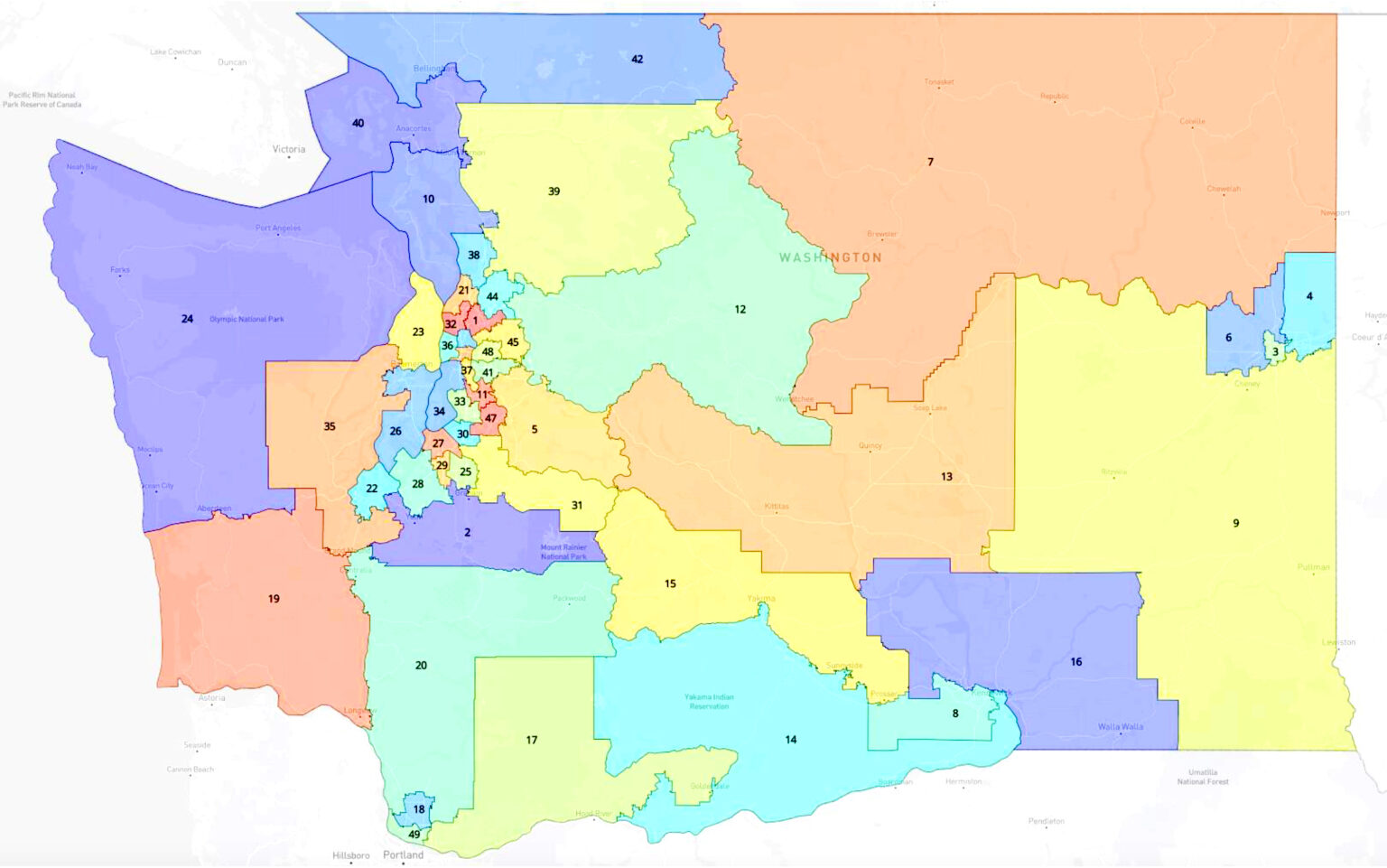 Federal appeals court affirms Washington’s redrawn legislative district map | MLTnews.com