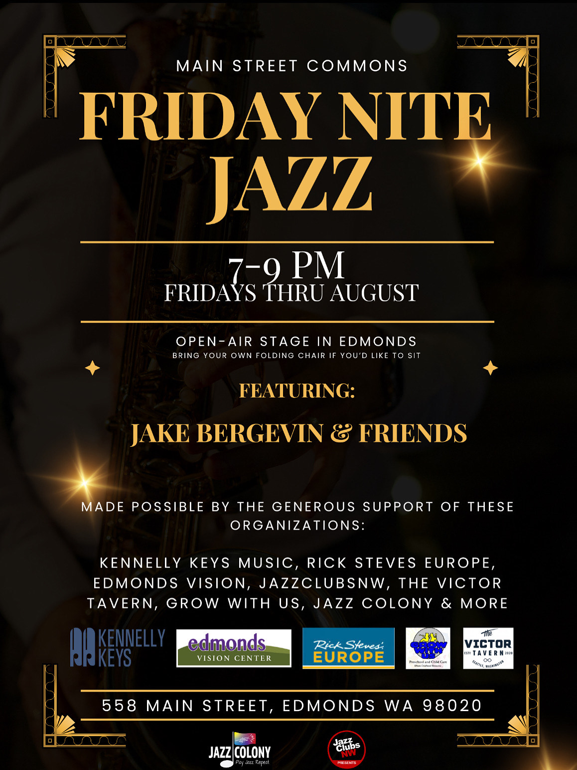 Friday Nite Jazz poster - My Edmonds News