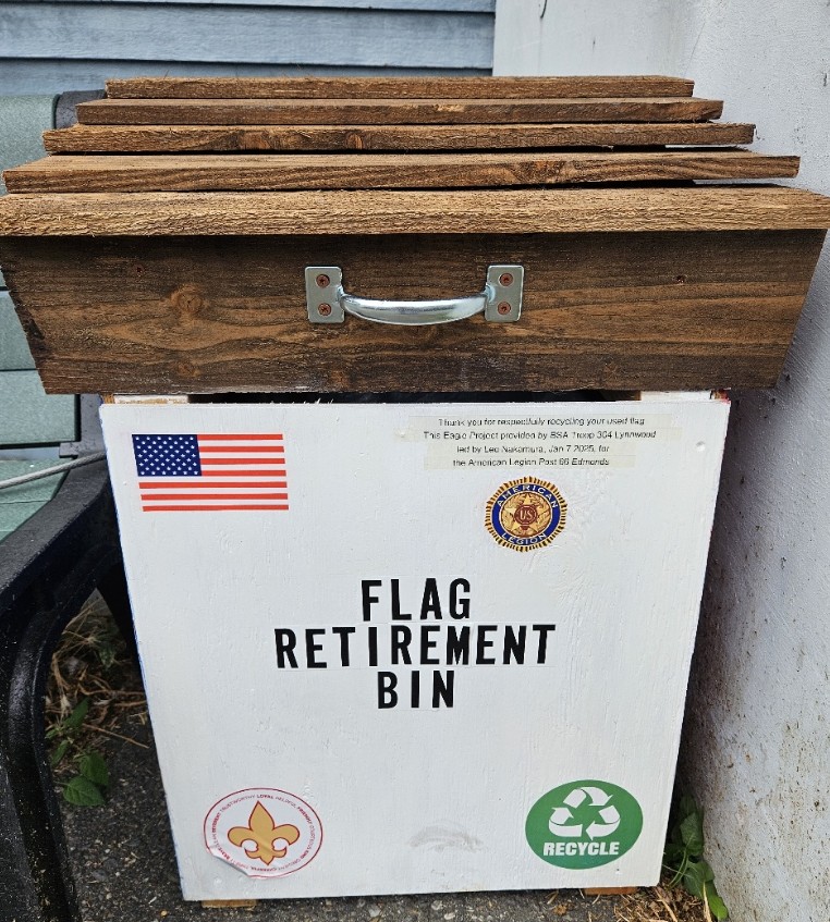 Flag Retirement Bin - My Edmonds News