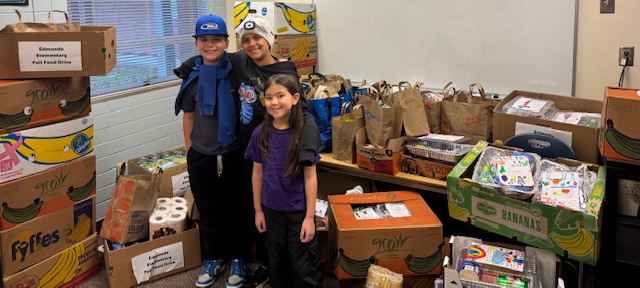 Edmonds Elementary Food Drive brings in more than 1,300 items — and ...