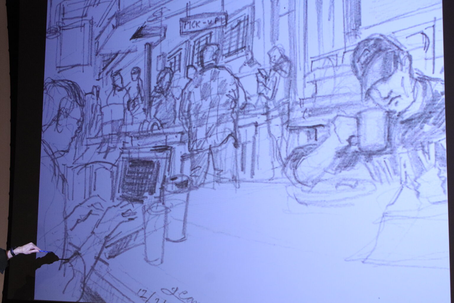 Seattle artist demos graphite sketching techniques at first 2026 ‘Art ...