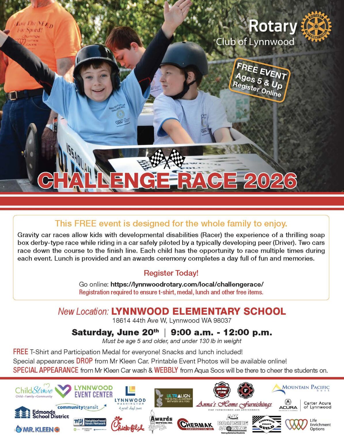 Lynnwood Rotary Club to host 10th annual Challenge Series Derby Car ...
